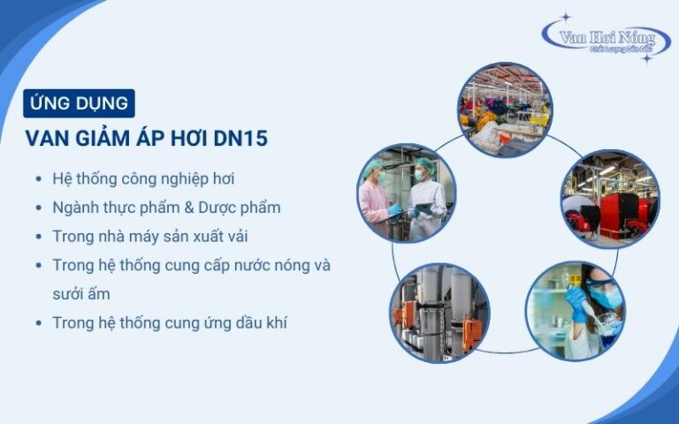 Van giảm áp hơi DN15: Ưu điểm & Cách sử dụng hiệu quả